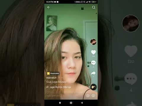 Cewek tiktok, sainafa, Cantik sexy, don't look at nenene bigo