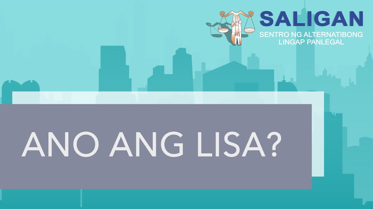 Ano ang LISA o Least Displacement of Informal Settlers Act? - YouTube