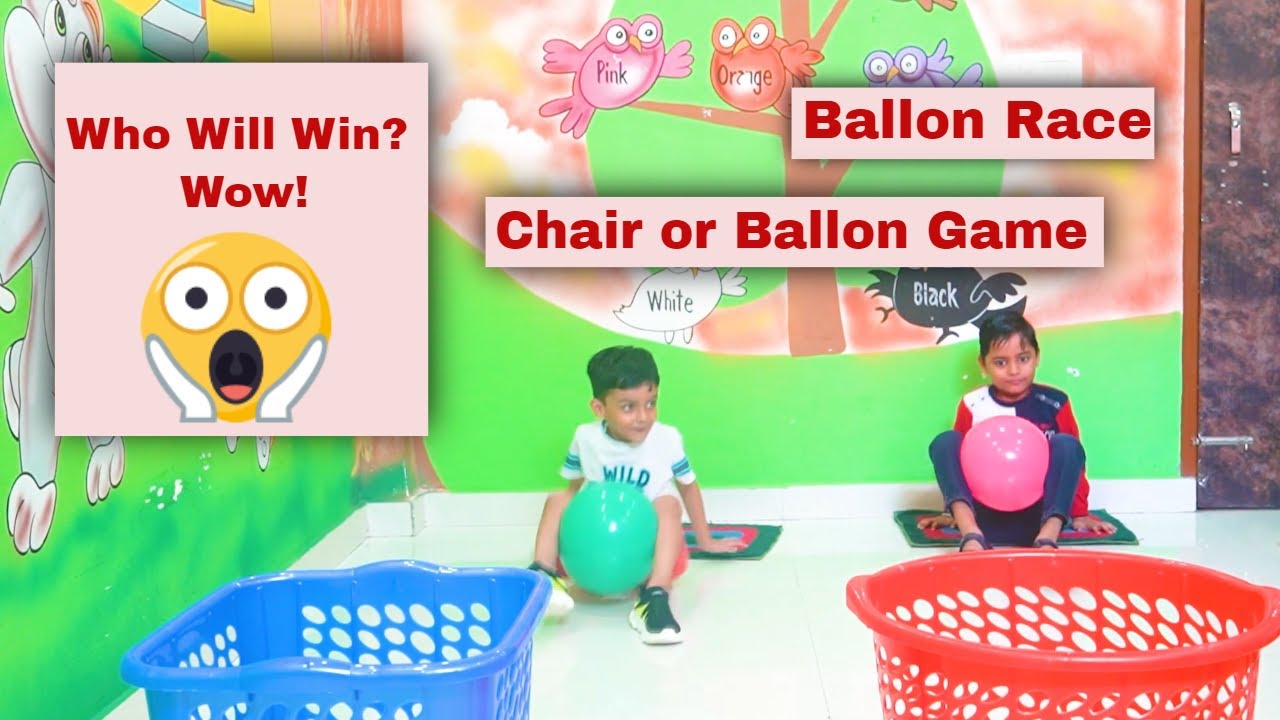 Balloon Race for Kids Fun & Educational #balloon #balloon_show - YouTube
