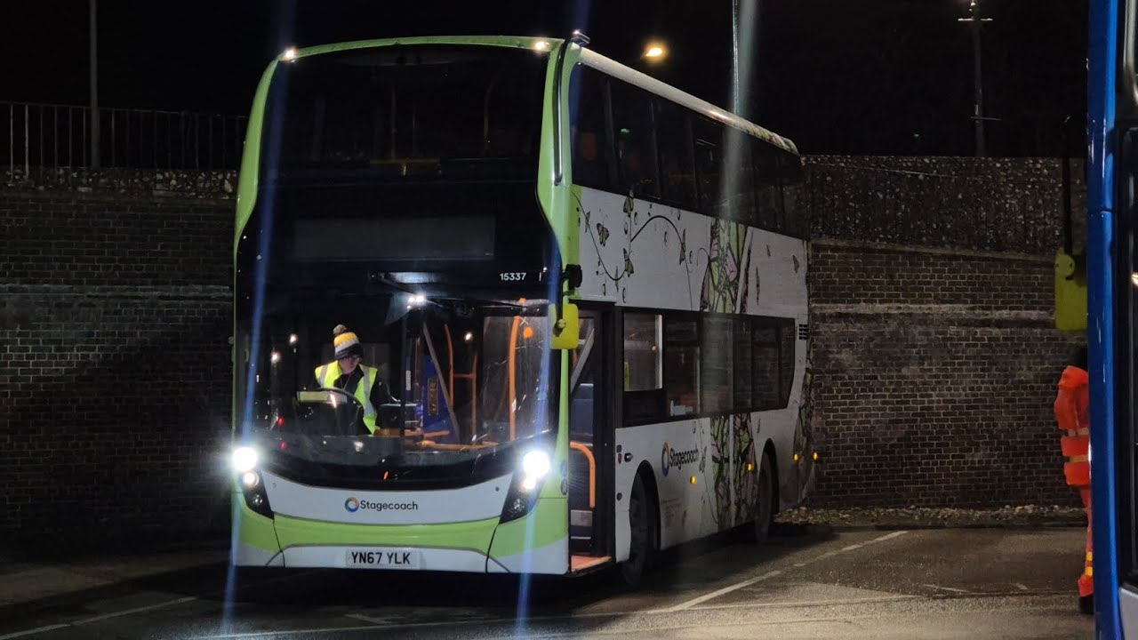 Onboard Stagecoach Bus 15337 (YN67 YLK) | Scania N250UD ADL ...