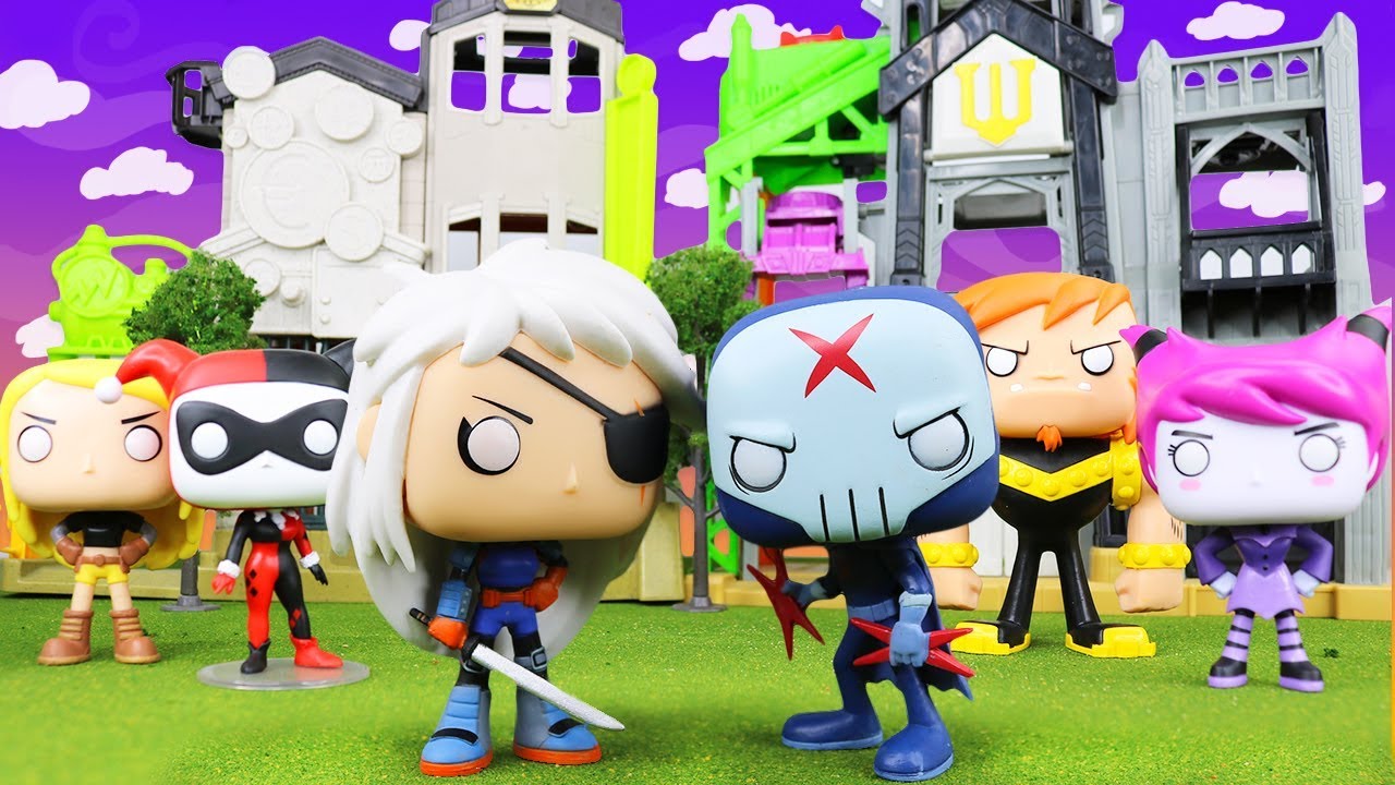 TEEN TITANS GO! Funko Pop Red X vs Rose Wilson with Teen Titans Go ...