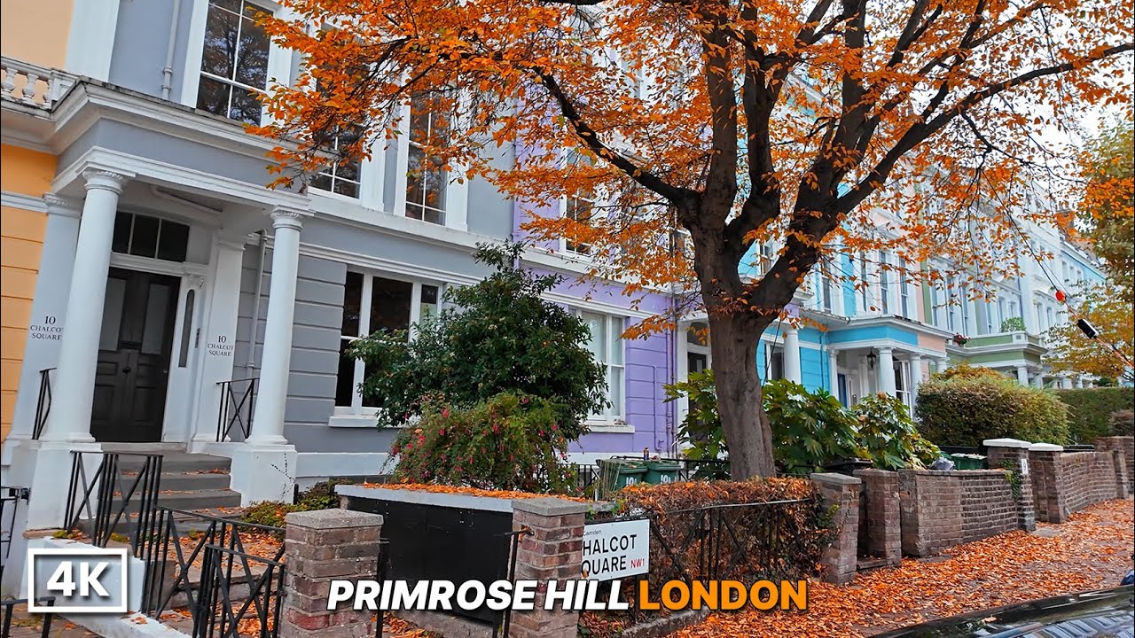 LONDON WALK | Hidden Gem Neighbourhood | Primrose Hill’s Colourful ...