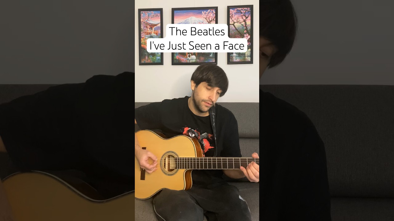 Beatles I've Just Seen a Face Cover #acousticcover #beatles #thebeatles ...