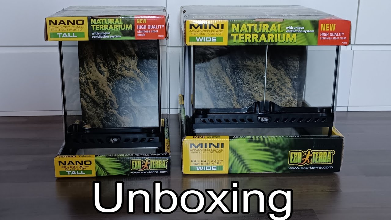 Exo Terra Nano und Mini Unboxing für kleine Schneckenarten 🐌 #exoterra ...