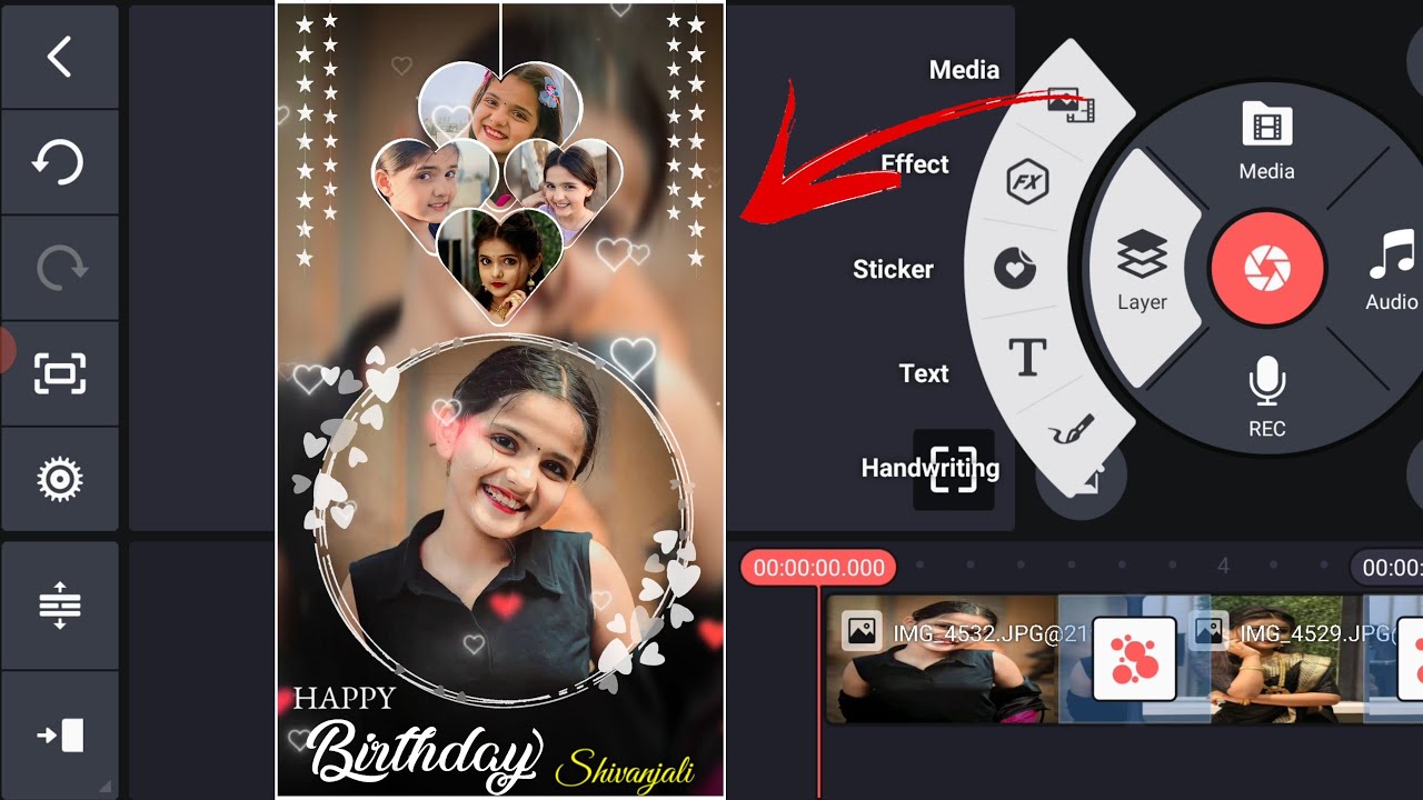 New style sister birthday wishes video editing kineMaster | birthday ...