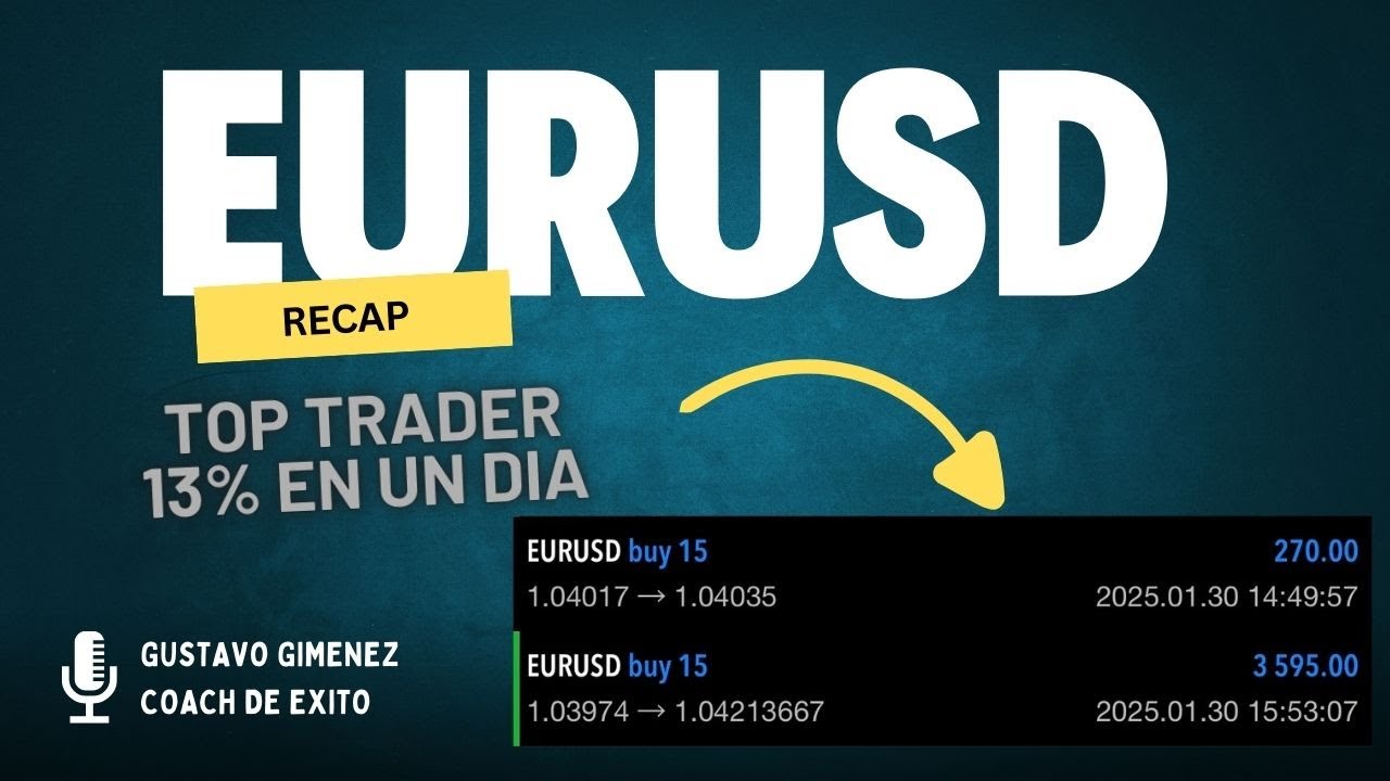 EURUSD 13RR LIVE TRADING - EURUSD RECAP TRADING 2025 - YouTube