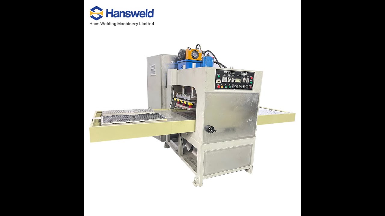 High frequency automatic sliding table welding machine 35kw - YouTube