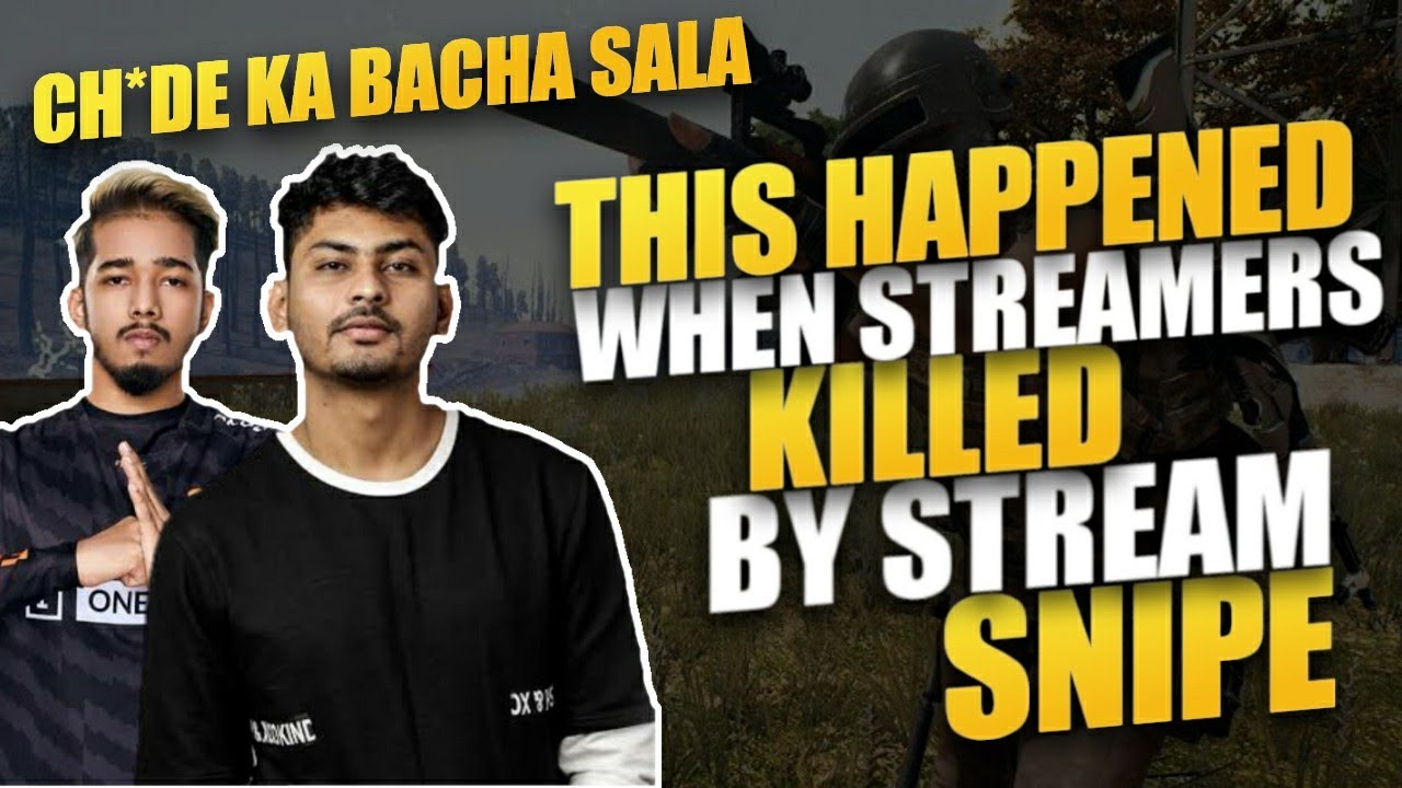 This Happened when streamers killed by stream snipe || funny movements ...