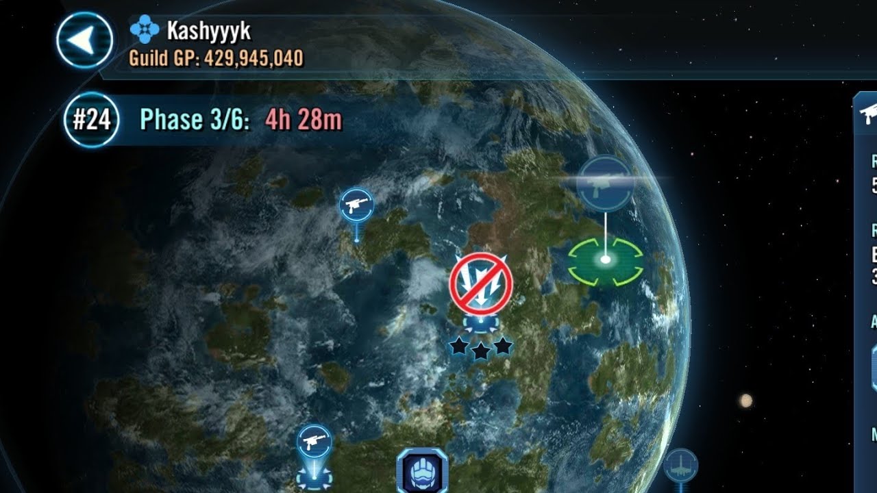 SWGOH ROTE TB P3 LS Kashyyyk Padme lead JMK 2/2 - YouTube