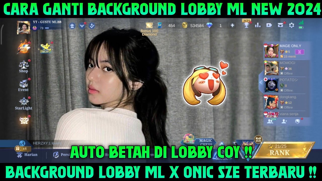 Background Lobby ML ONIC Sze Terbaru 2024 - Cara Mengganti Background ...
