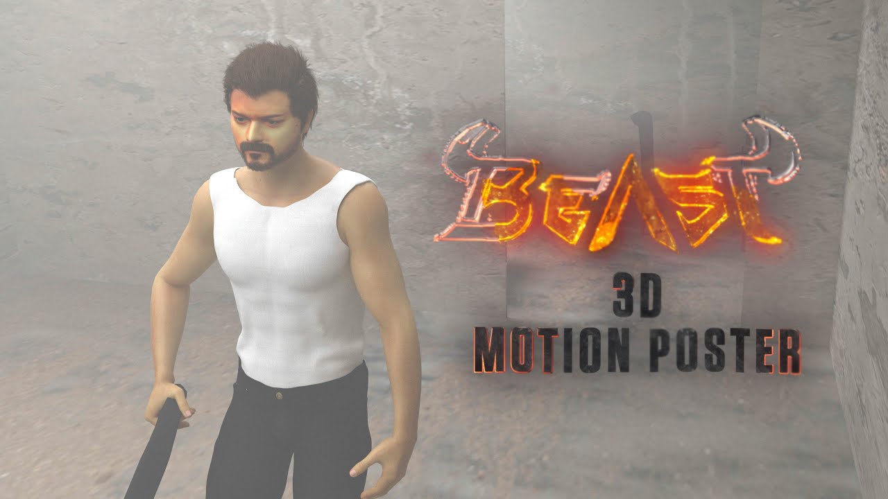 Beast Motion Poster | Prakash M Edits - YouTube