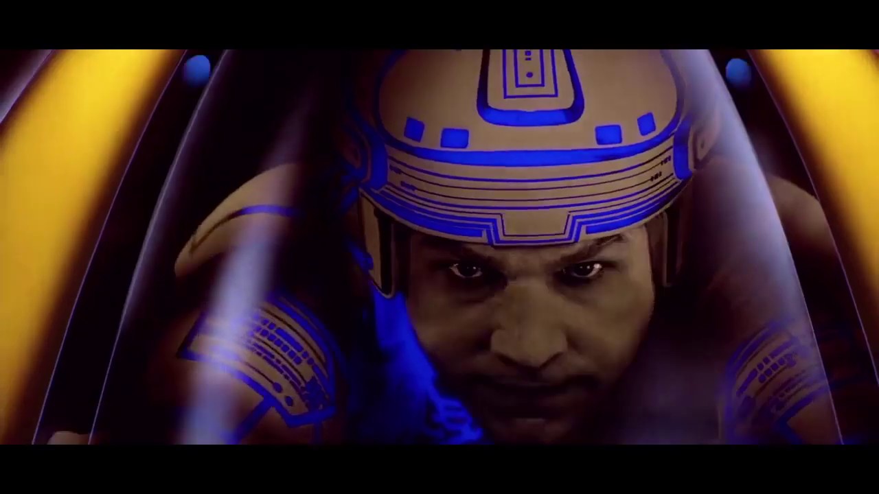TRON (1982) Bike Scene - YouTube
