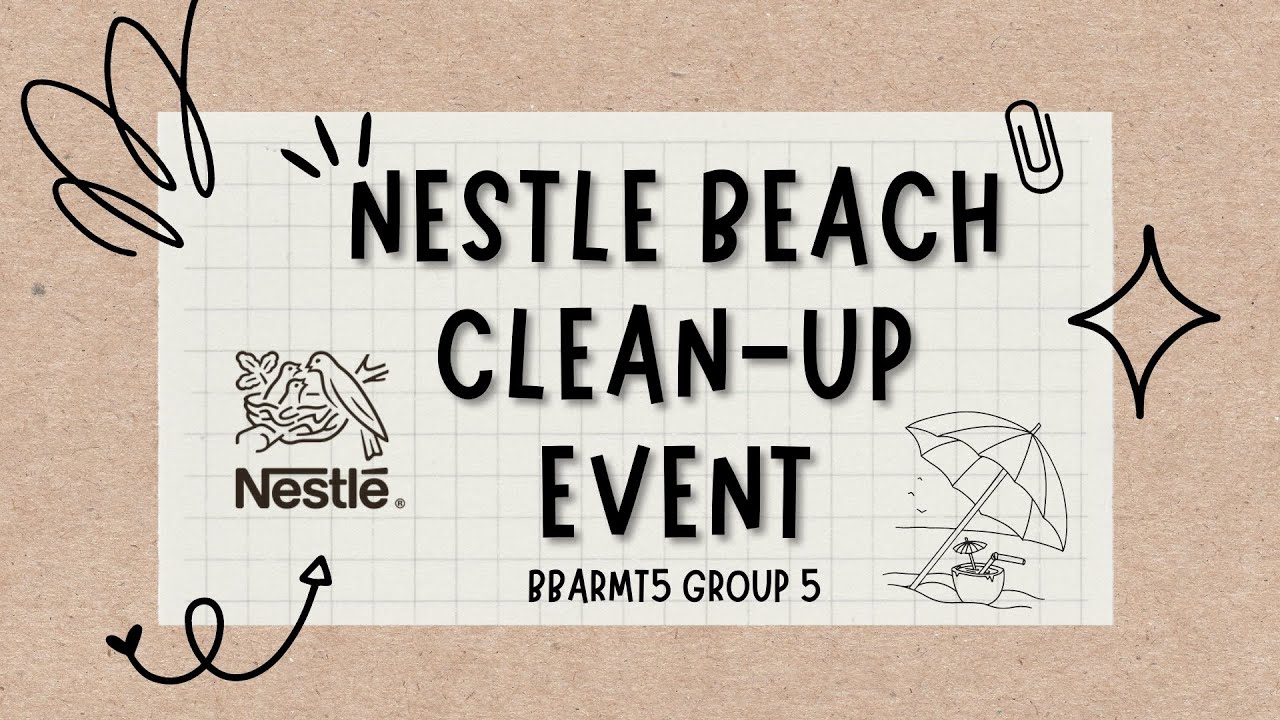 CSR Project - Nestle Beach Clean-up Programme (Group 5) - YouTube