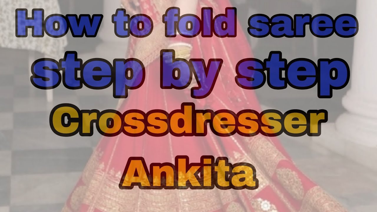 How to fold cotton saree #saree_fashion - YouTube