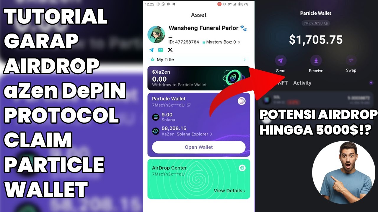 Cara Garap Airdrop aZen DePIN Protocol TUTORIAL CLAIM KONEK WALLET ...