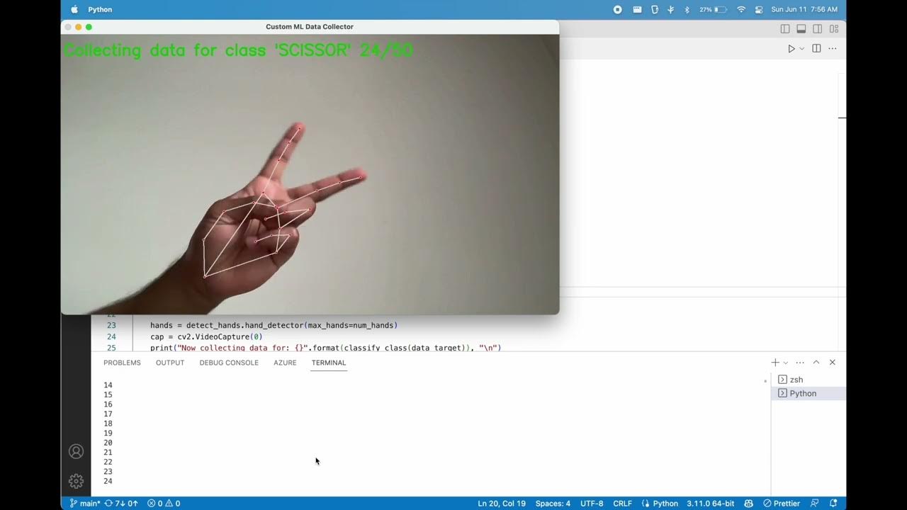 Train your own ML Gesture Detector Model! - YouTube
