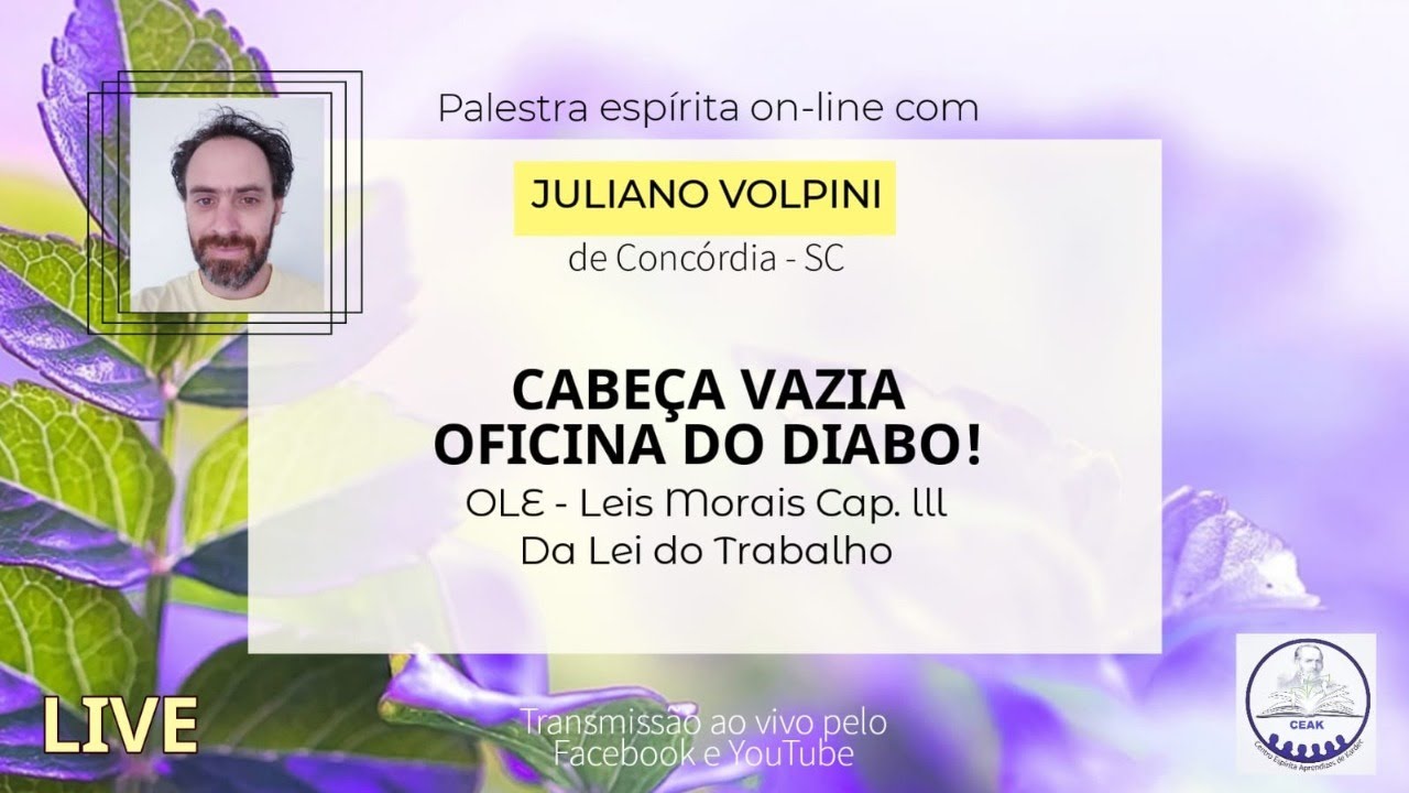 CABEÇA VAZIA OFICINA DO DIABO! | Juliano Volpini - YouTube