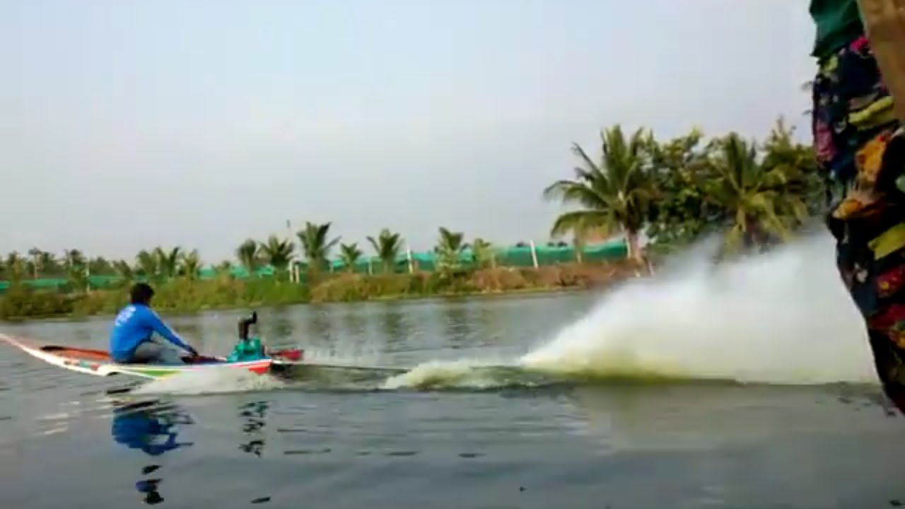 Homemade Speed Boat from Thailand - YouTube