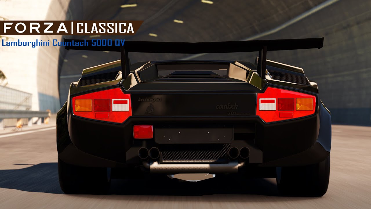 Forza Classica: 1988 Lamborghini Countach 5000QV Racing on Forza ...