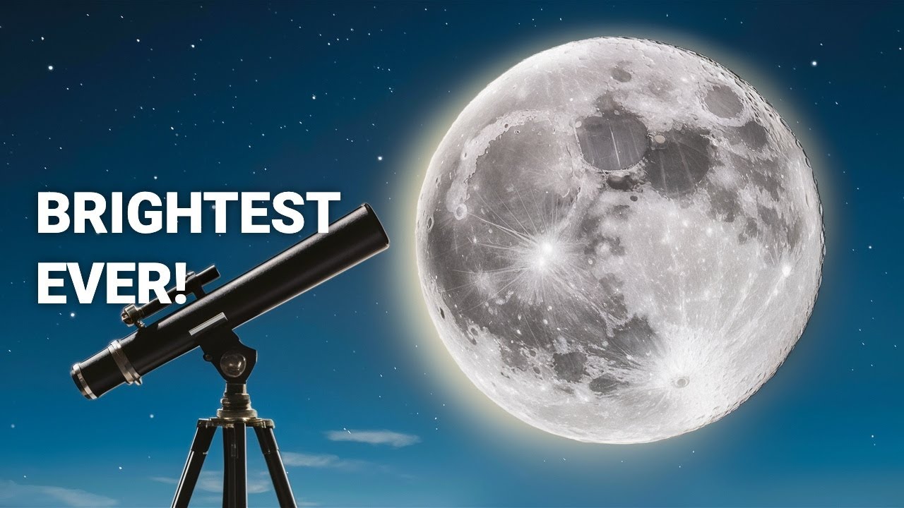 Why Was The Moon So BRIGHT Last Night? - YouTube