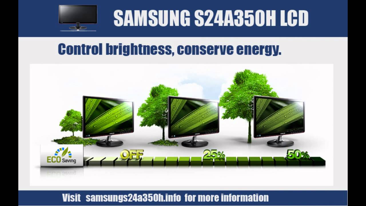 SAMSUNG S24A350H - YouTube