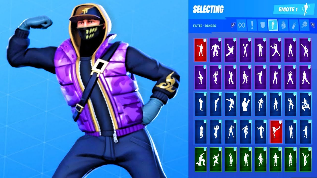 🔥 *NEW* Fortnite STREET STRIKER Skin Showcase with All Dances & Emotes ...