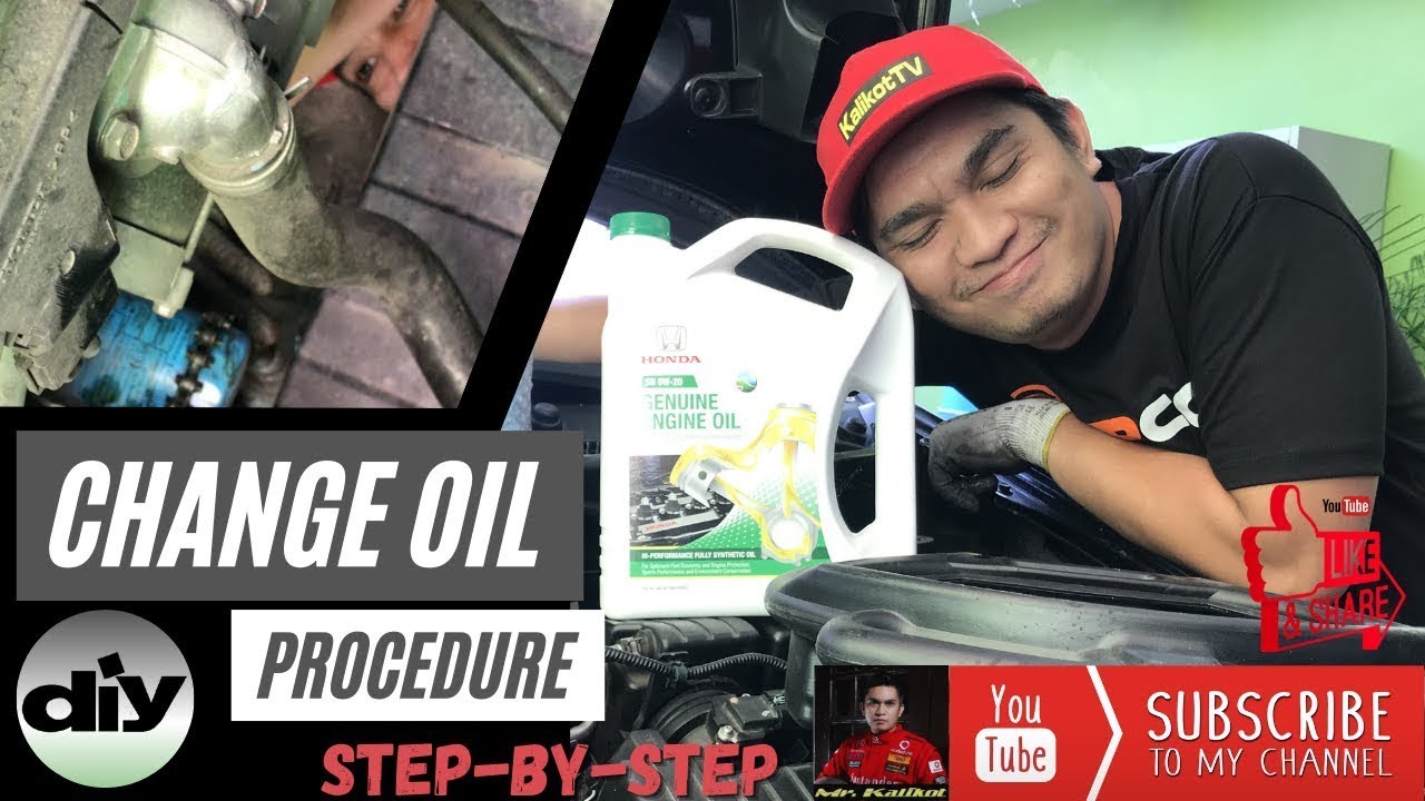 CAR CHANGE OIL PROCEDURE| KalikotTV by Mr Kalikot - YouTube