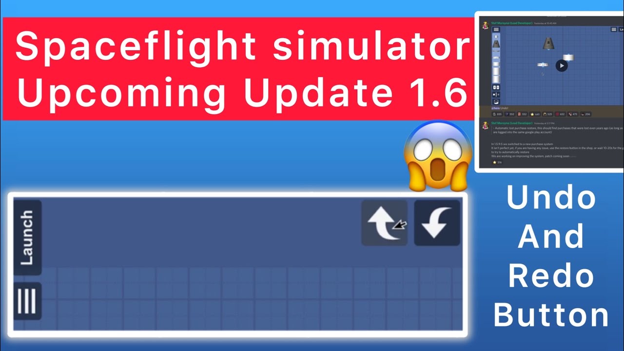 Spaceflight simulator 1.6 upcoming updates latest - YouTube