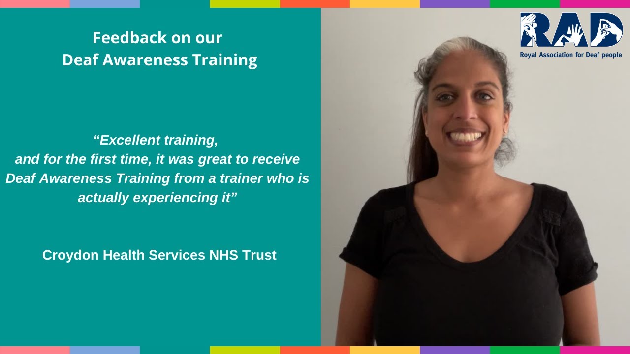 Feedback on our Deaf Awareness Training from Croydon Health Services ...