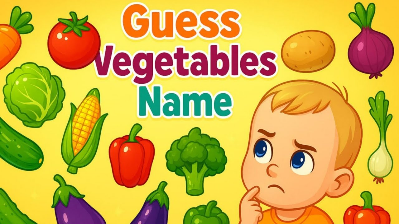 Guess the Vegetable Challenge | Fun Learning for Kids | Educational ...