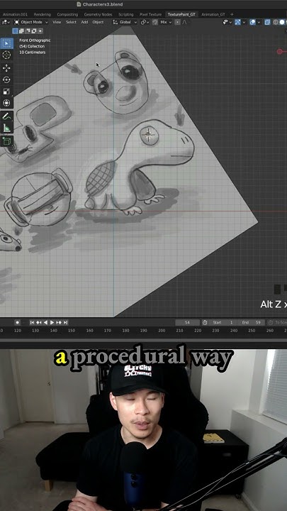Exploring Procedural Texturing - making a 3d game character in Blender - 3.4: Dino Turtle - YouTube