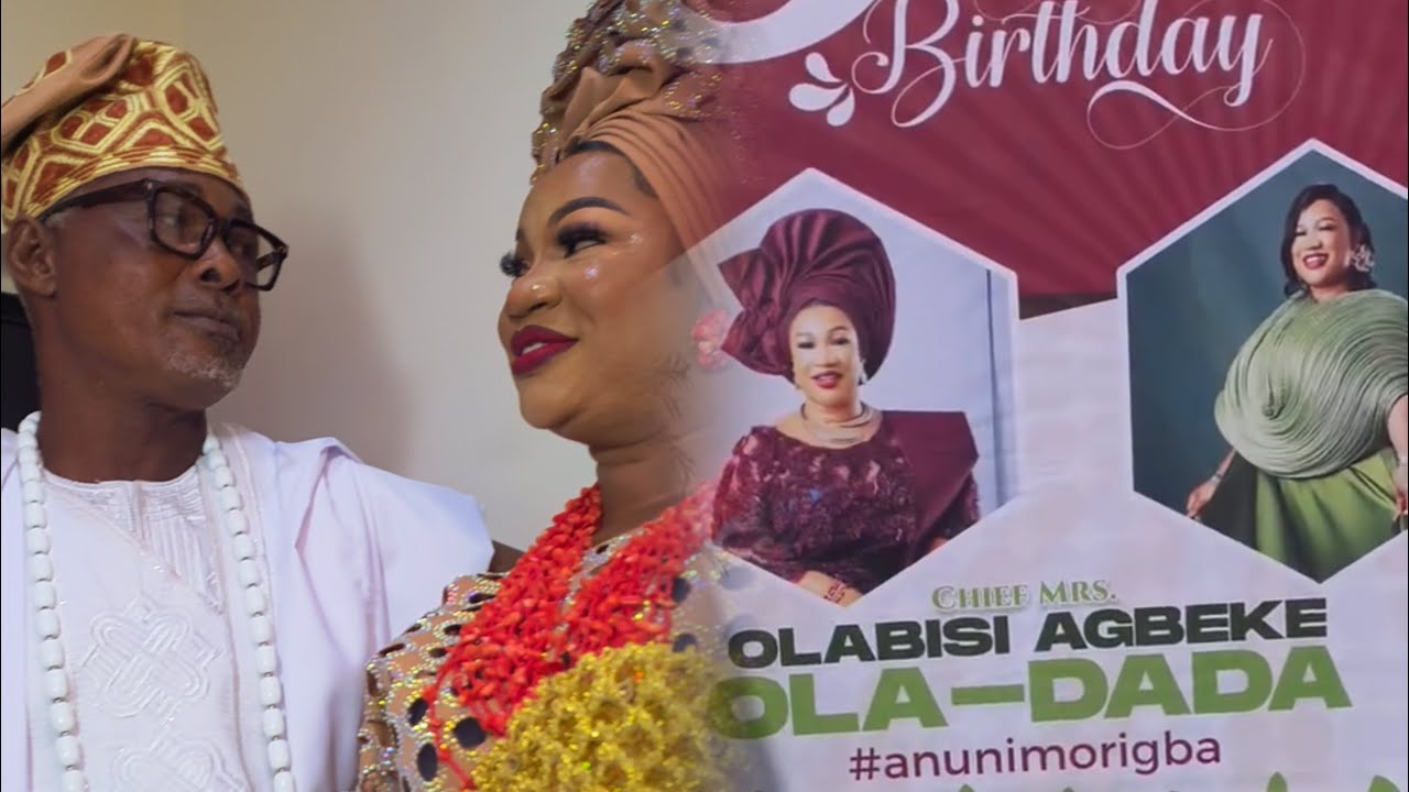 A CELEBRATION OF GRACE, GLAMOUR AND GREATNESS OF CHIEF MRS OLABISI ...