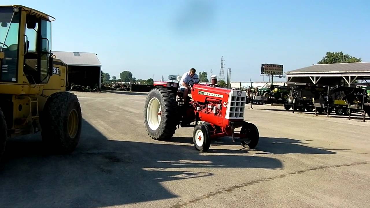 cockshutt 1655 pulling tractor - YouTube