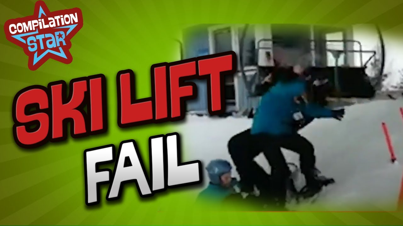 Ski Lift Fail Compilation - YouTube