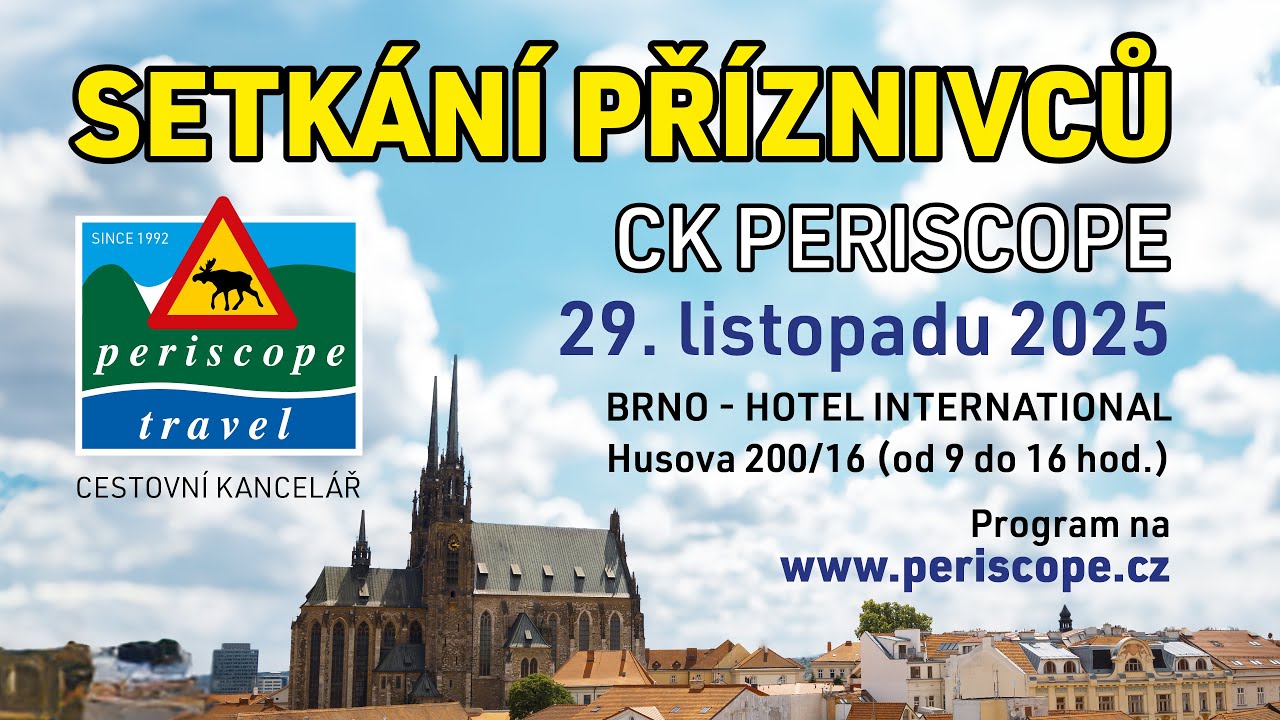 Živé vysílání ze SETKÁNÍ PŘÍZNIVCŮ CK PERISCOPE v Brně, sobota 29 ...