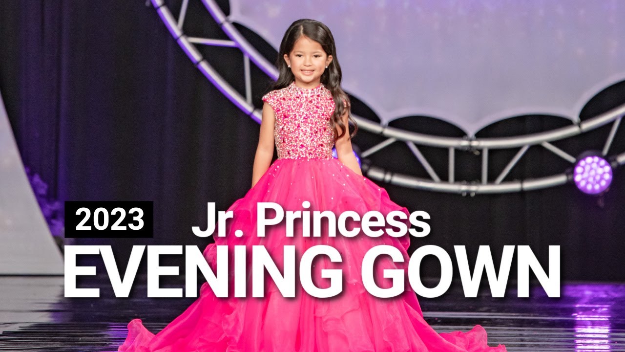 2023 Jr Princess Evening Gown - YouTube