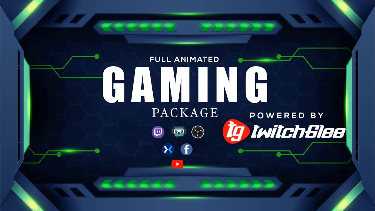 Animation Twitch Overlay!! Stream Animation Full packages - YouTube