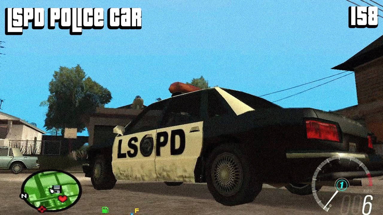 Driving the LSPD Police Car - GTA San Andreas (Keyboard + Mouse ...