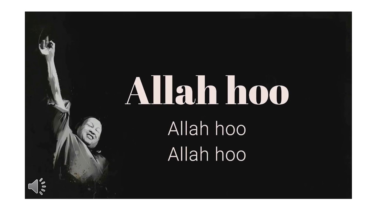 Allah hoo Allah hoo| Nusrat fateh ali khan - YouTube