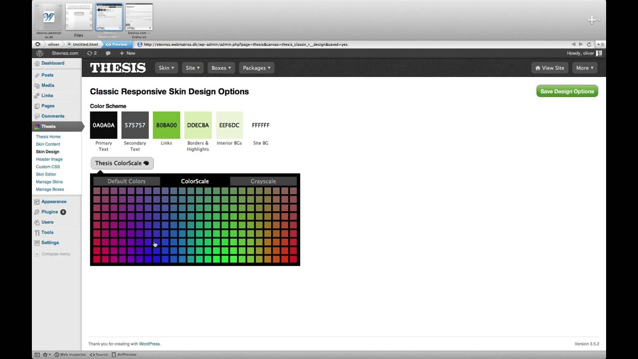 Thesis 2.1 - ColorScale and Typography Calculator - YouTube