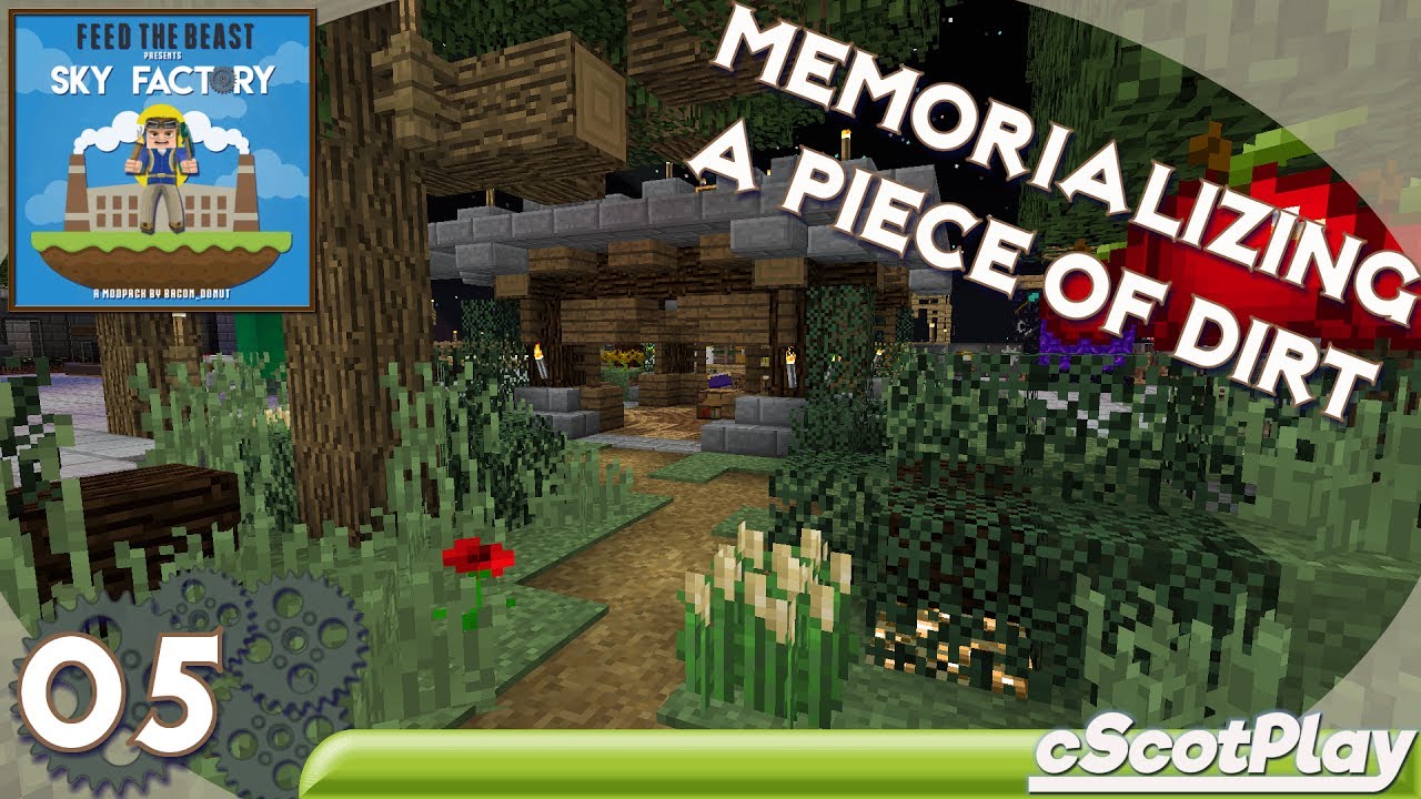 FTB Sky Factory 3 w/ cScot – Ep 5 : Cleaning up the Base - YouTube