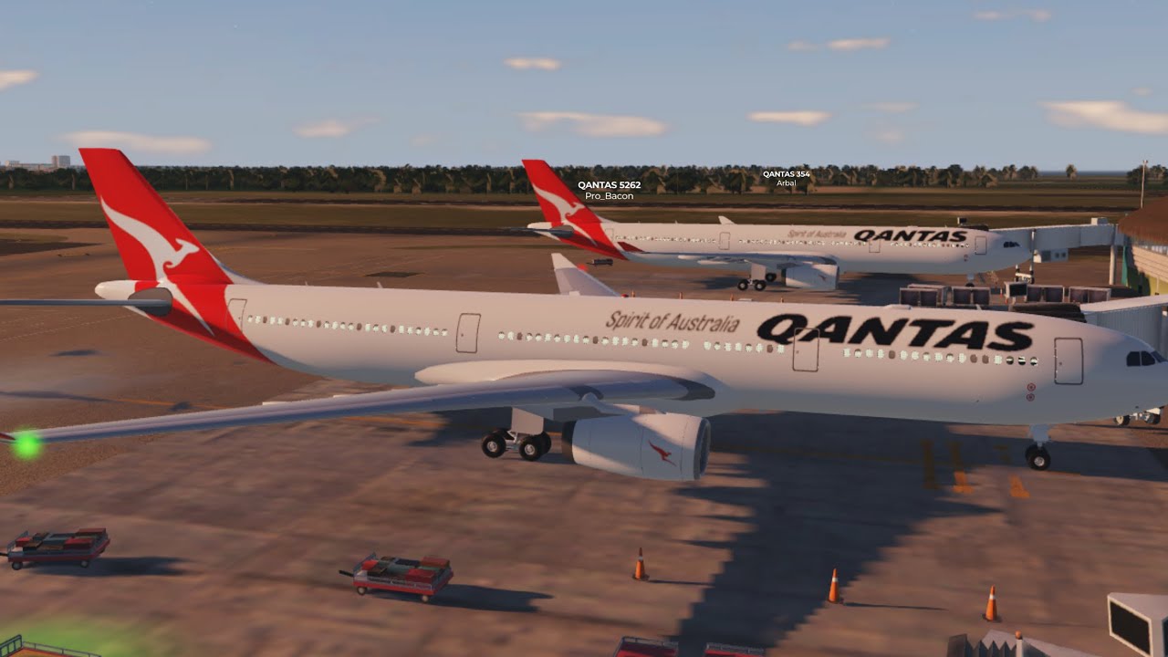 Project Flight | Airbus A330 Qantas | Full Flight Punta Cana - London ...