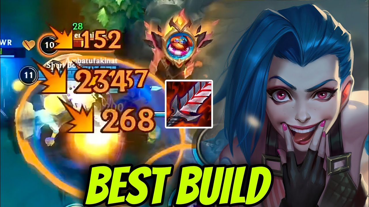 WILD RIFT ADC // THIS JINX IS TOO CRAZY WITH THIS BUILD AND RULES IN ...