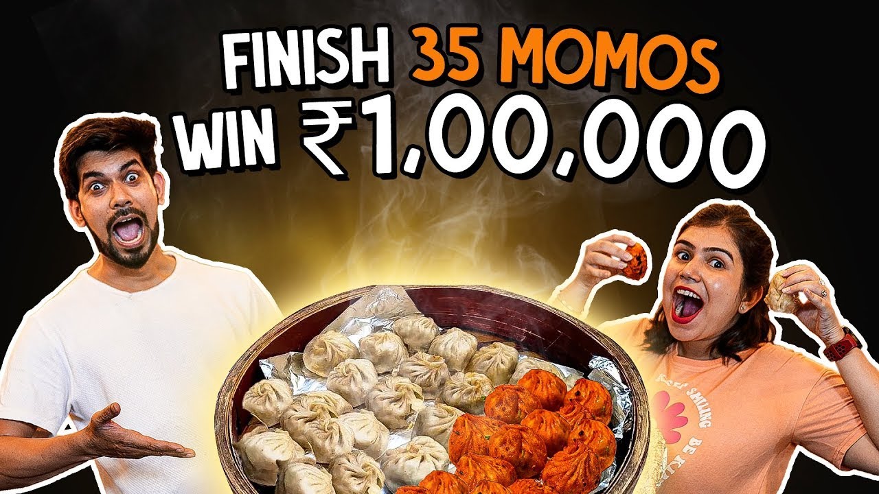 "Ultimate Momo Challenge: Eating 35 Momos for a Chance to Win ₹1,00,000 ...