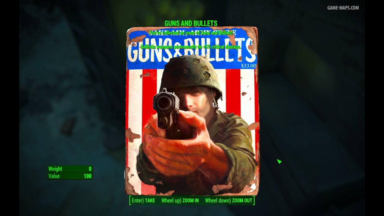 Guns and Bullets Magazine - S. Boston Military Checkpoint - Fallout 4 ...