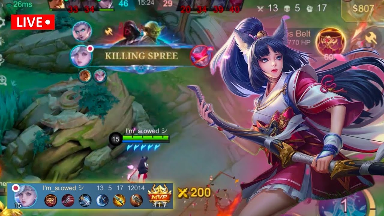 Live MLBB game play - YouTube