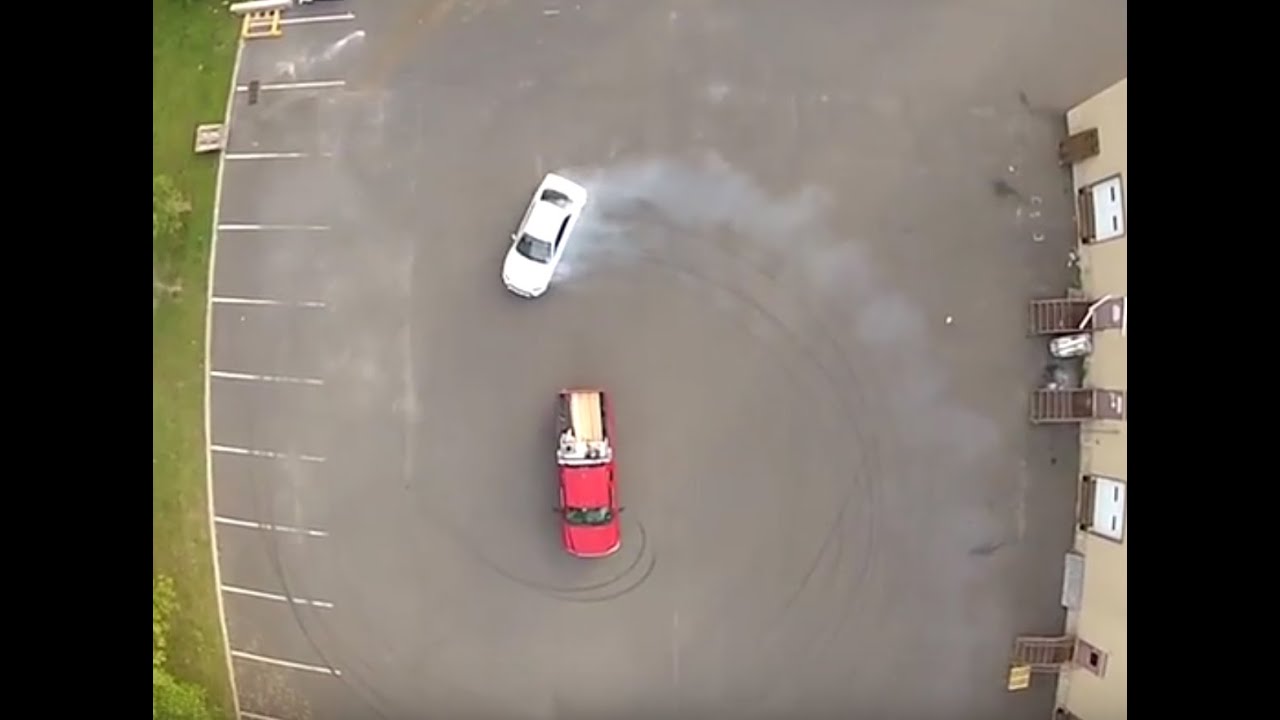 Subaru Impreza STI donuts - 5 cameras - YouTube