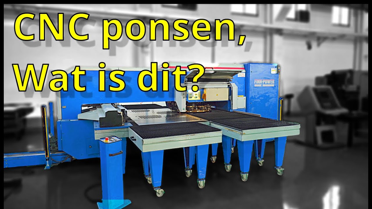 ponsen metaalplaat met Finnpower CNC ponsmachine - YouTube