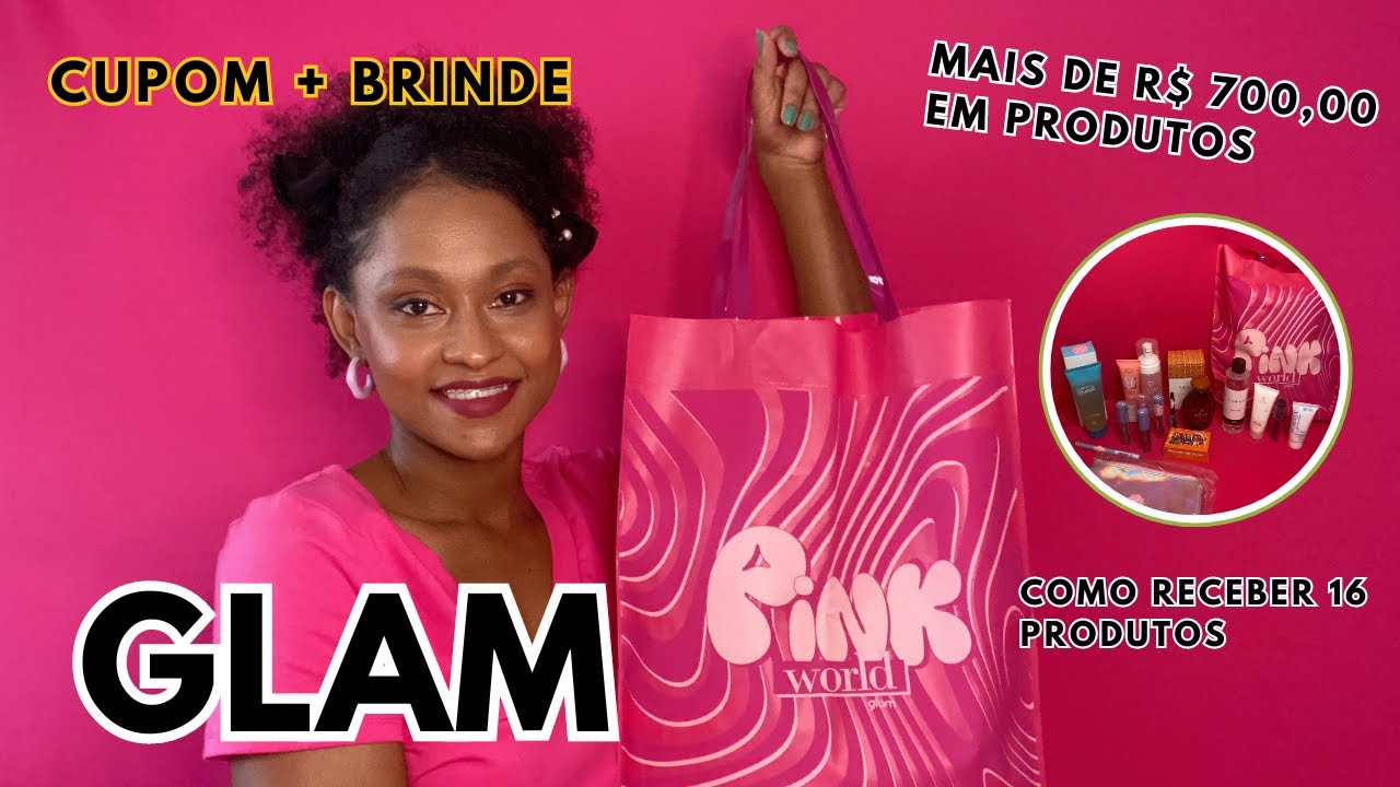 GLAMBOX PINK WORLD - GLAM EDIÇÃO DE ABRIL #glambox #glam - YouTube