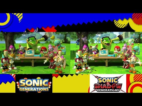 Sonic Generations - All Friends’ Missions Intro Dialogues (Original vs ...